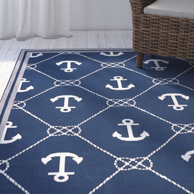 Nautical Outdoor Rugs You'll Love | Wayfair