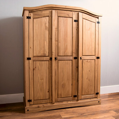 Pine Wardrobes You'll Love | Wayfair.co.uk