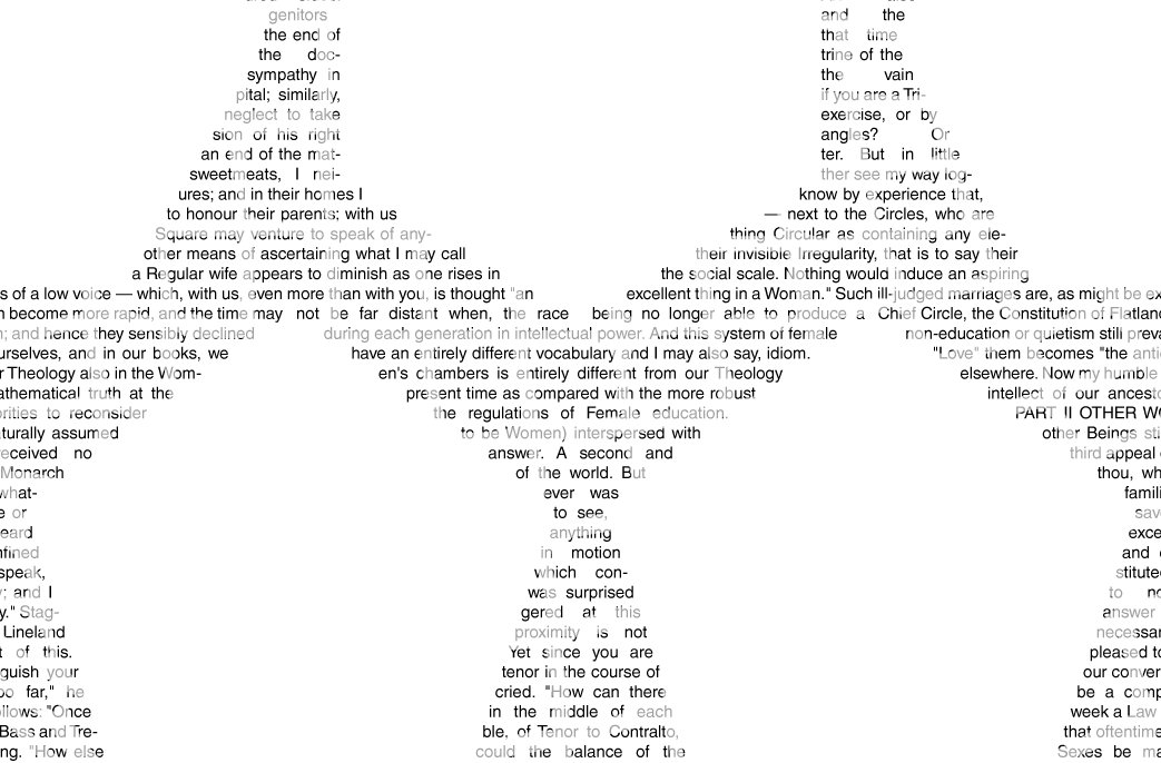 Postertext Flatland Hierarchy of Shapes Graphic Art & Reviews | Wayfair