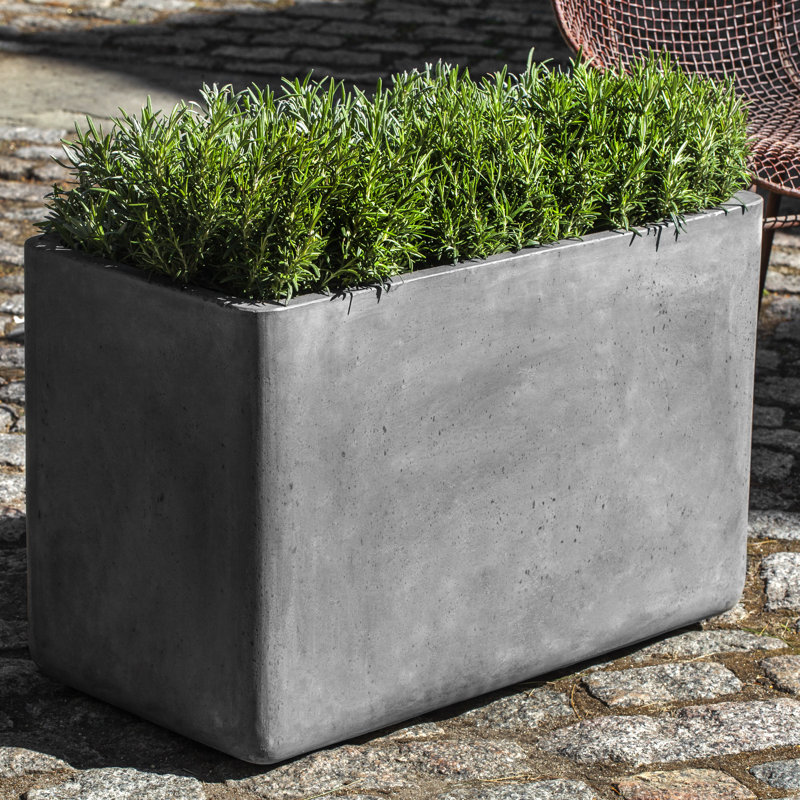 Campania International, Inc Urban 2-Piece Composite Planter Box Set ...