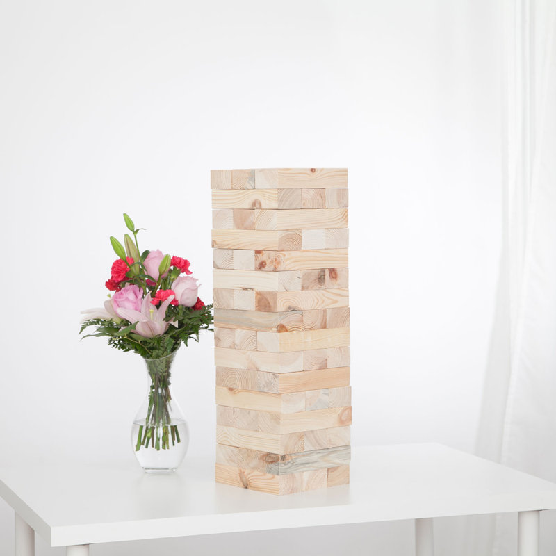 LumberStak 48 Piece Giant Block Tower Game Set & Reviews | Wayfair