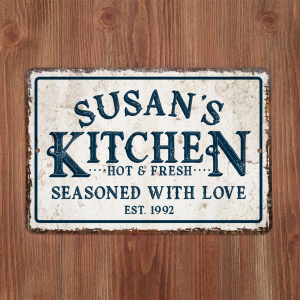 Large Vintage Kitchen Signs | Wayfair