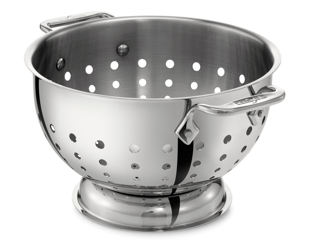 All-Clad 5 Qt. Colander & Reviews | Wayfair