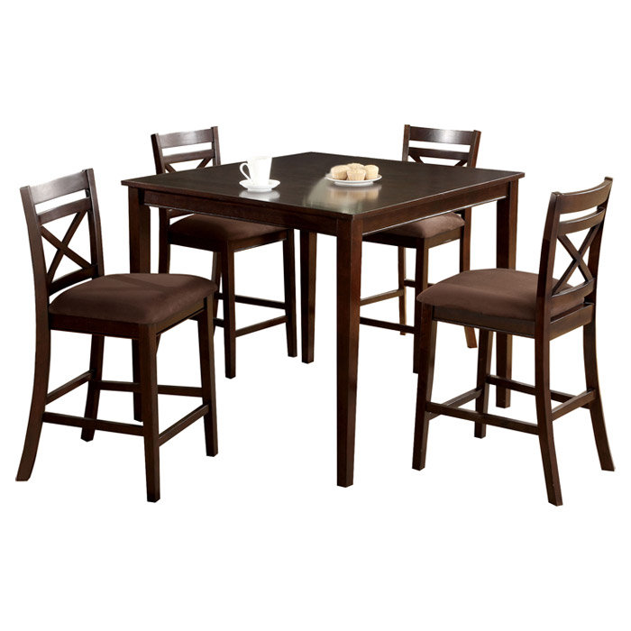 Hokku Designs Easton 5 Piece Counter Height Dining Set & Reviews | Wayfair