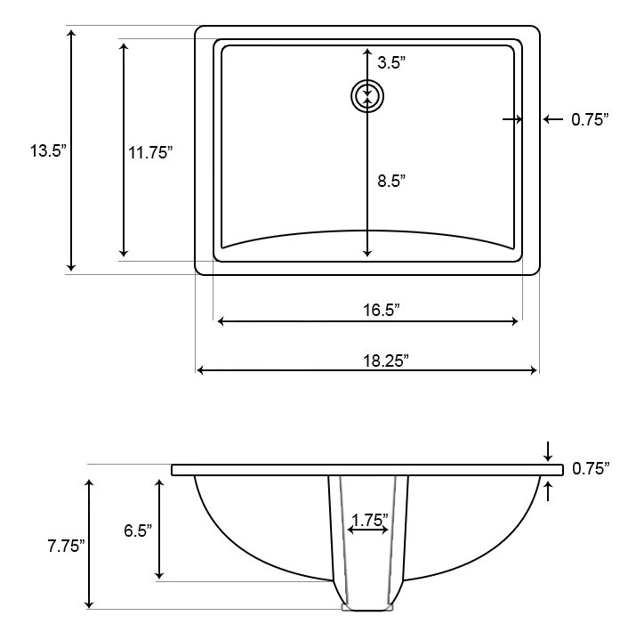 Undermount Bathroom Sink Dimensions – Bathroom Guide by Jetstwit