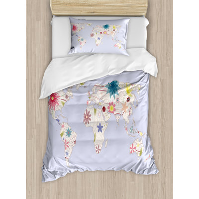 World Map Bedding Sets | Wayfair