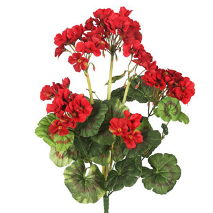 Outdoor Artificial Geraniums | Wayfair