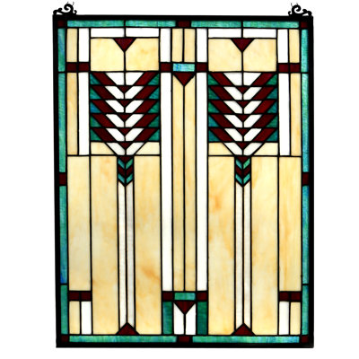 Rectangular Shaped Stained Glass Panels You'll Love | Wayfair