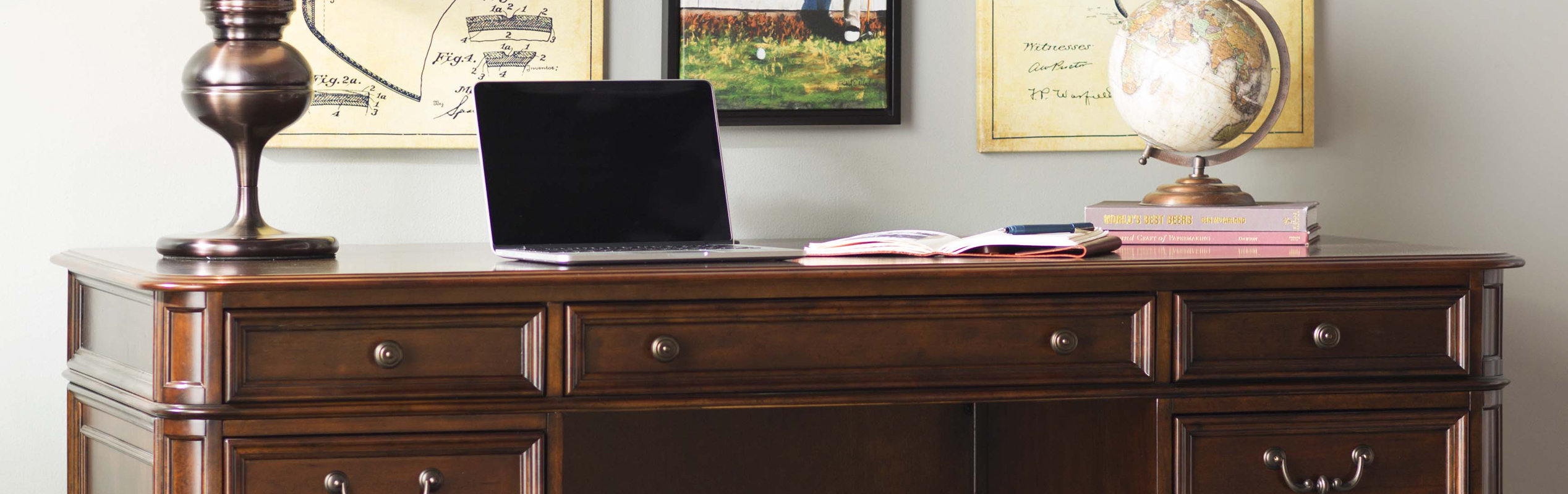 Three Posts Gaither Executive Desk & Reviews | Wayfair