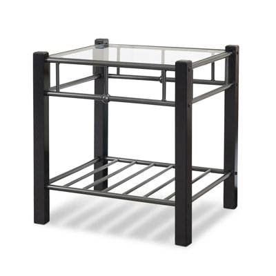 Glass Top Nightstands You'll Love | Wayfair