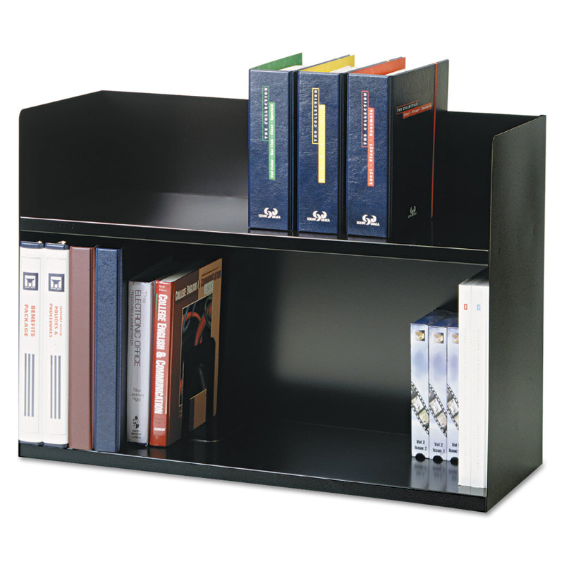 Steelmaster 2-Tier Desktop Book Rack | Wayfair