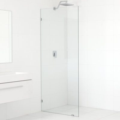 Fixed Panel Glass Shower Wall | Wayfair