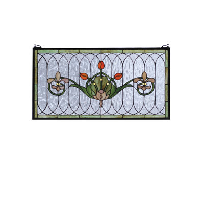 Rectangular Shaped Stained Glass Panels You'll Love | Wayfair