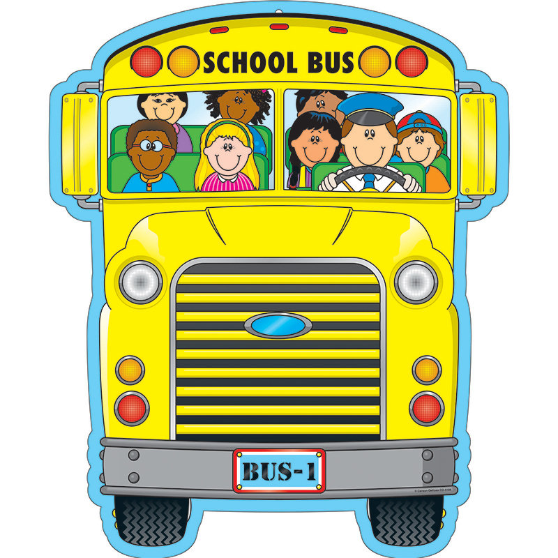 Carson Dellosa Publications 2 sided Decoration School Bus Bulletin ...