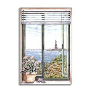 Faux Window Scene Wall Art | Wayfair