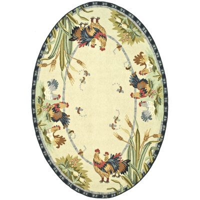 4' x 6' Oval Area Rugs You'll Love | Wayfair