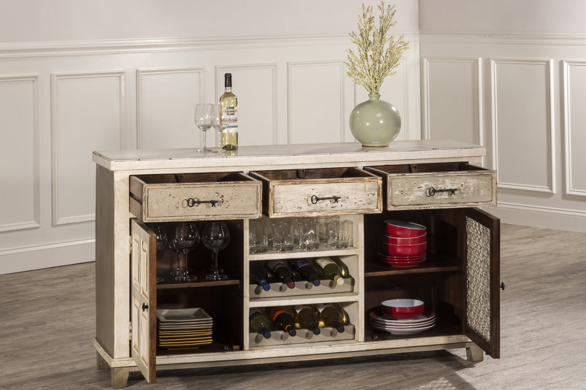 Zettie Bar Cabinet with wine storage & Reviews | Birch Lane