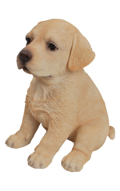 Hi-Line Gift Ltd. Yellow Labrador Puppy Statue & Reviews | Wayfair