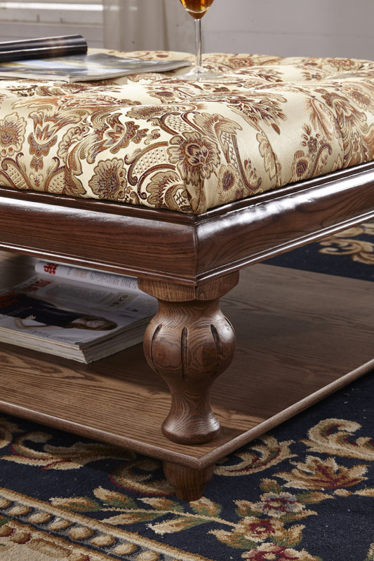 Corzano Designs Classic Cocktail Ottoman And Reviews Wayfair