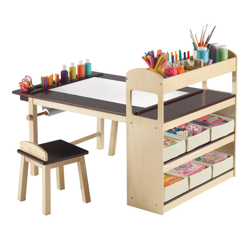 Emilio Kids 3 Piece Arts and Crafts Table and Chair Set & Reviews ...