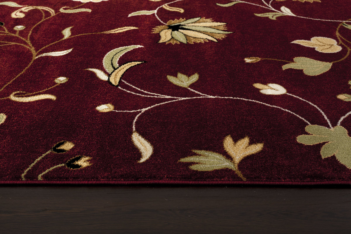 Persian-rugs Tobis Burgundy Area Rug & Reviews | Wayfair