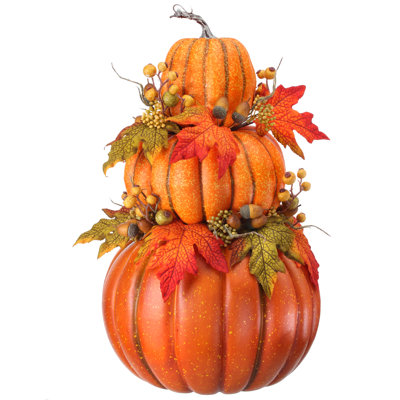 Stacked Pumpkin Topiary | Wayfair