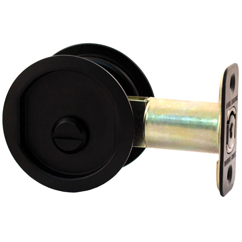 Stone Harbor Hardware Round Pocket Door Lock & Reviews | Wayfair