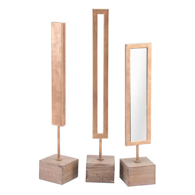 Figurines & Sculptures Gold Decorative Objects You'll Love | Wayfair