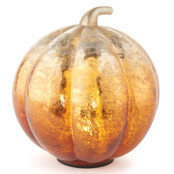 Mercury Glass Pumpkins | Wayfair