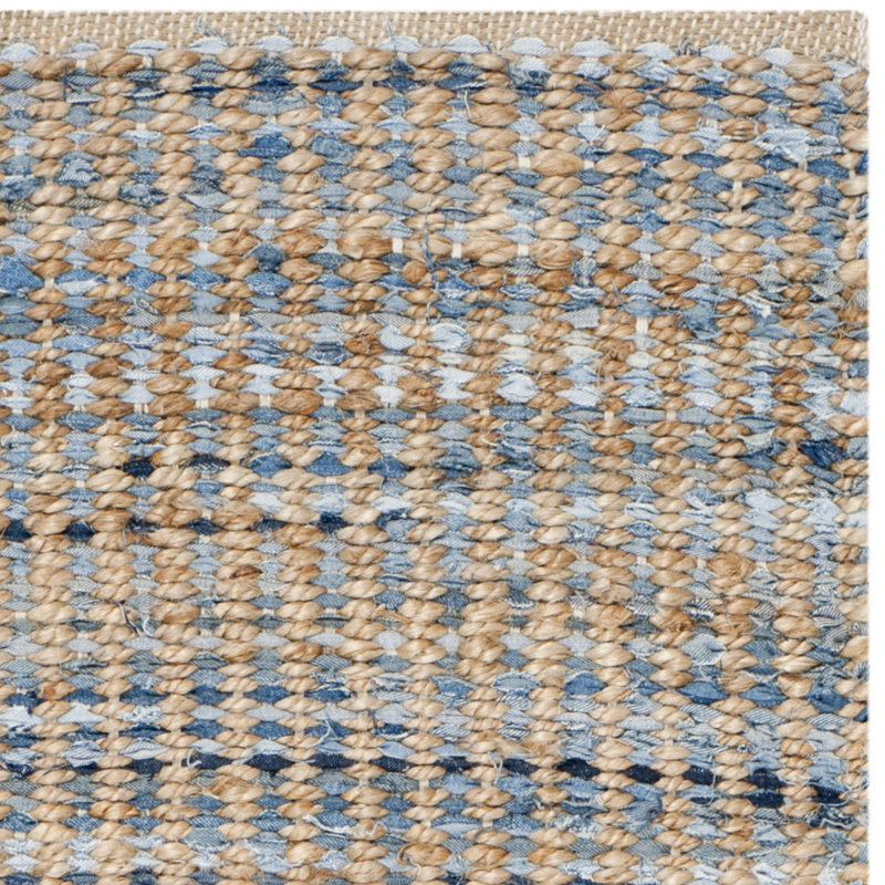 Gilchrist Hand-Woven Natural/Blue Area Rug & Reviews | Birch Lane