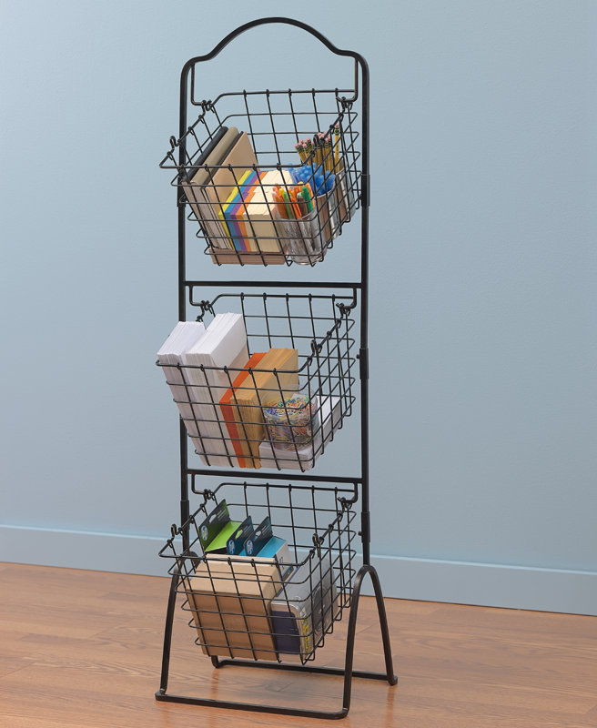 Gourmet Basics by Mikasa 3-Tier Metal Basket & Reviews | Wayfair