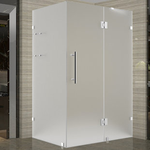 Frosted Glass Shower Stalls & Enclosures You'll Love | Wayfair