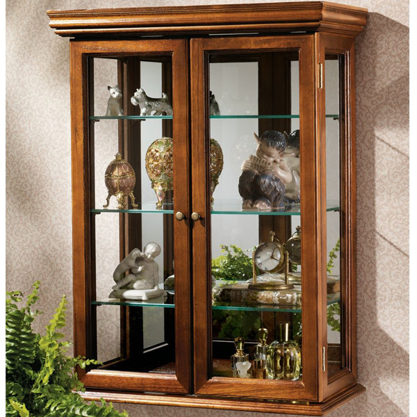 Hanging Wall Curio Cabinets | Wayfair