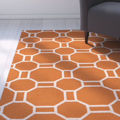 Orange Outdoor Rugs You'll Love | Wayfair