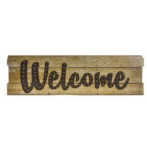 Large Wood Welcome Signs | Wayfair