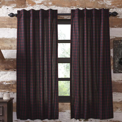 Check & Plaid Curtains & Drapes You'll Love | Wayfair