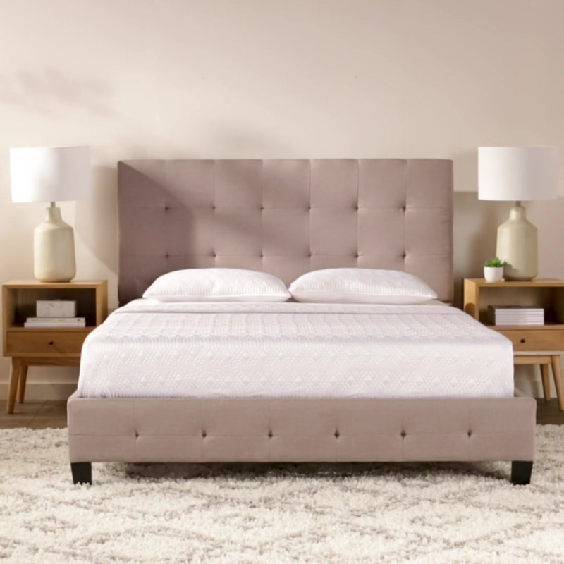 Tiara Upholstered Platform Bed And Reviews Allmodern