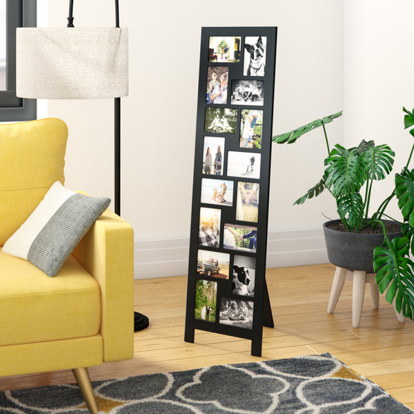 Latitude Run Guyer 16 Opening Wood Floor-Standing Easel Picture Frame ...