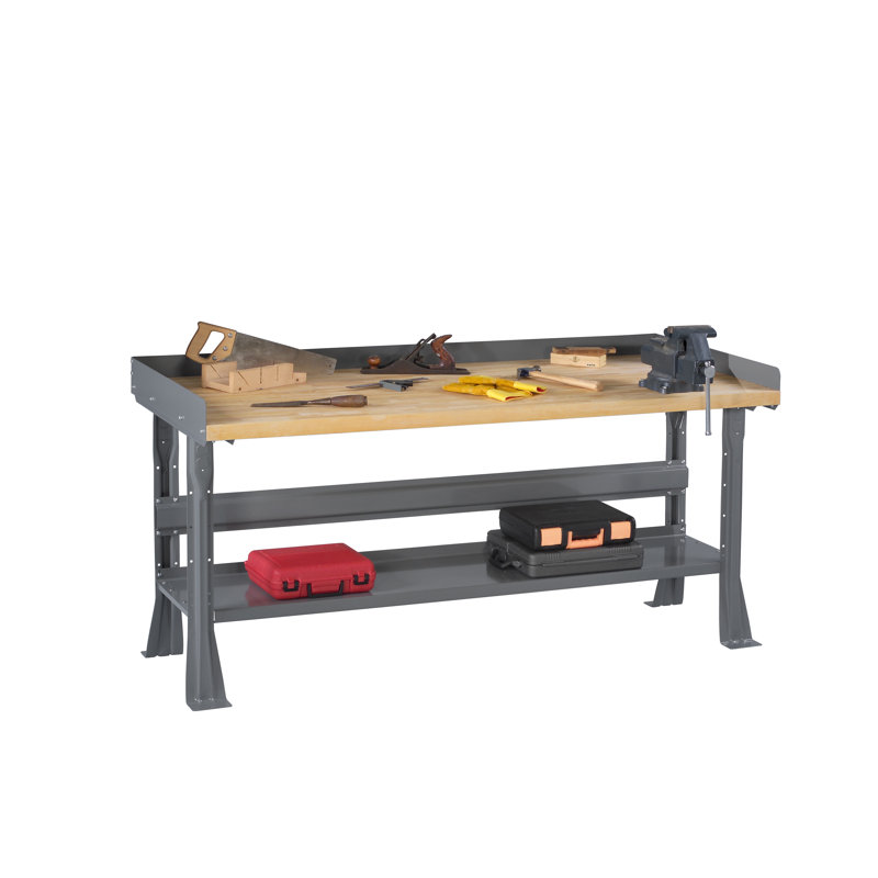 Tennsco Butcher Block Top Workbench | Wayfair