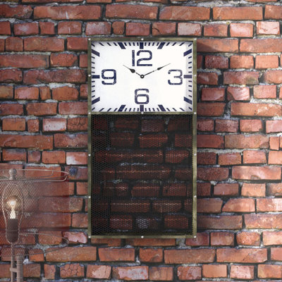 Rectangular Wall Clocks You'll Love | Wayfair