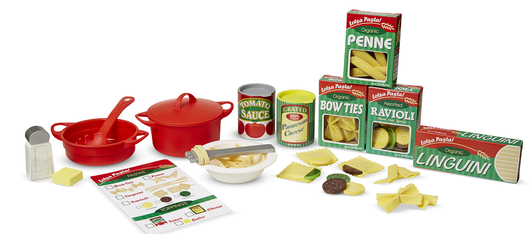 Melissa & Doug 58 Piece Perfect Pasta Play Set & Reviews | Wayfair.ca