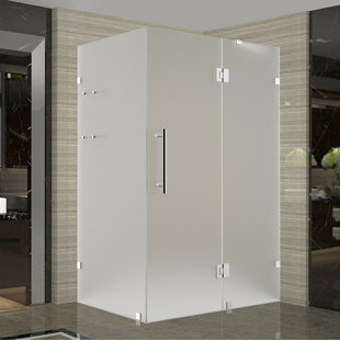 Frosted Glass Shower Stalls & Enclosures You'll Love | Wayfair