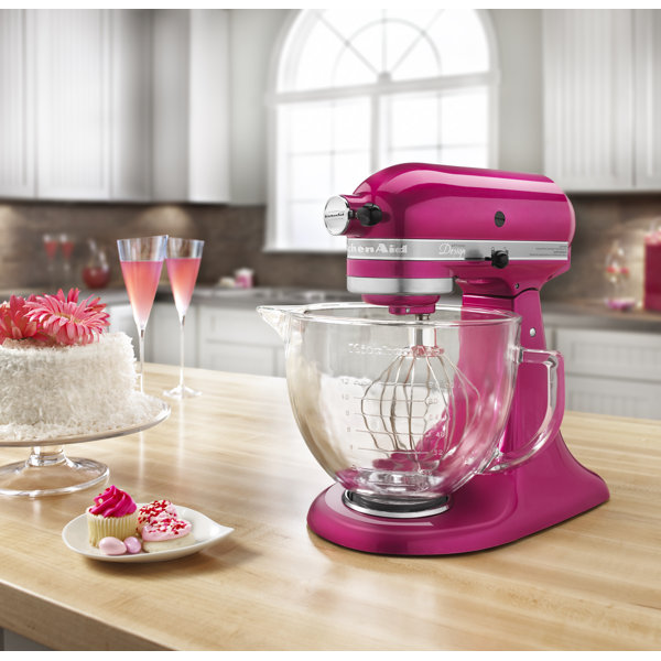KitchenAid Artisan Design Series 5 Qt. Stand Mixer with Glass Bowl ...