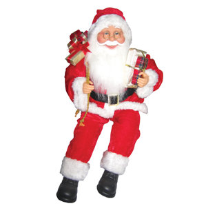 Outdoor Sitting Santa | Wayfair