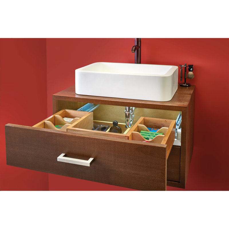 Rev-A-Shelf Vanity U-Shaped Undersink Pull Out Drawer | Wayfair