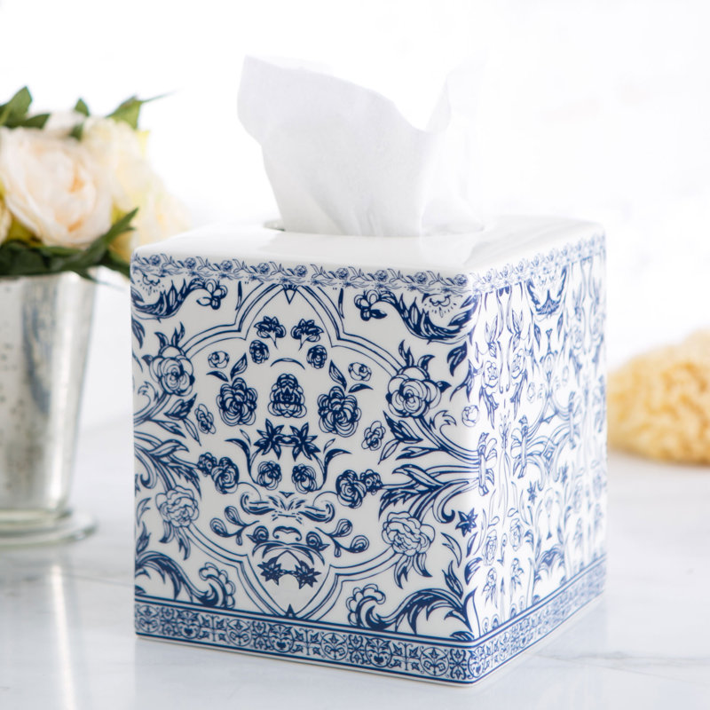 Birch Lane™ Porcelain Tissue Box Cover & Reviews | Wayfair