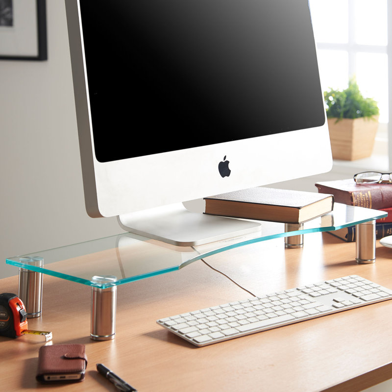 VonHaus Large Adjustable Height Monitor Stand & Reviews | Wayfair