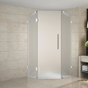 Frosted Glass Shower Stalls & Enclosures You'll Love | Wayfair