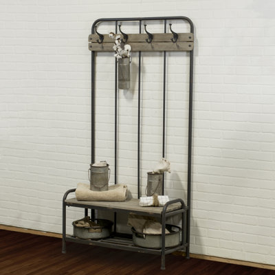 Metal Hall Trees You'll Love | Wayfair