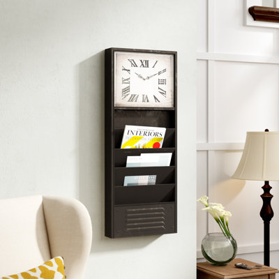 Rectangular Wall Clocks You'll Love | Wayfair